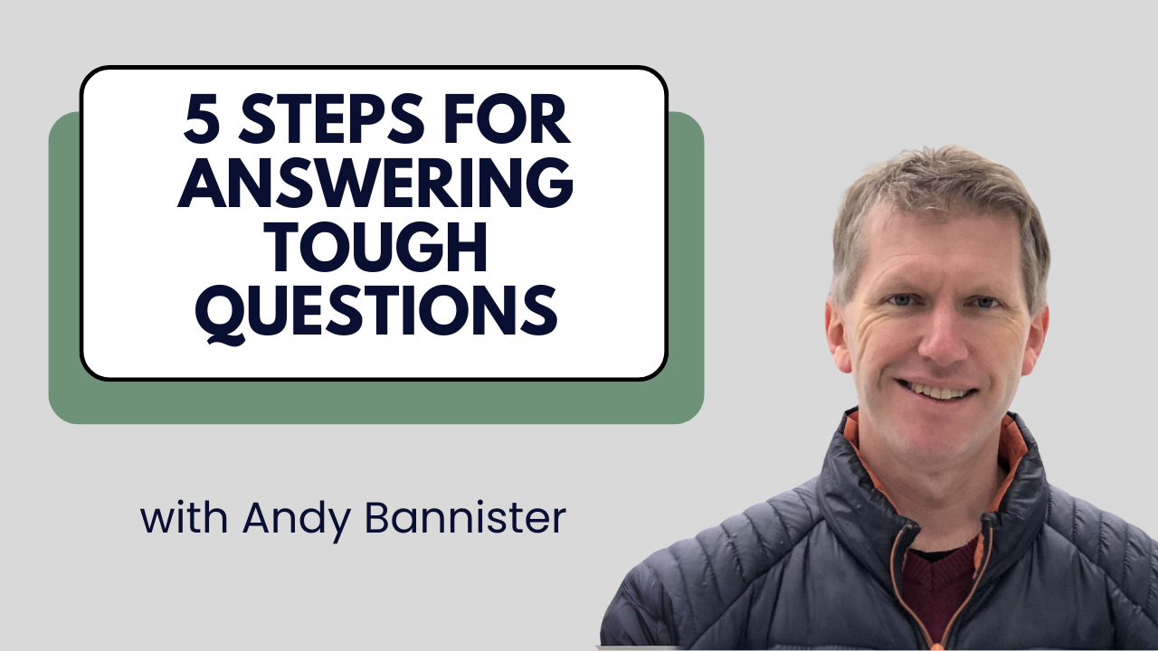 5 Steps for Answering Tough Questions | The Forum of Christian Leaders ...